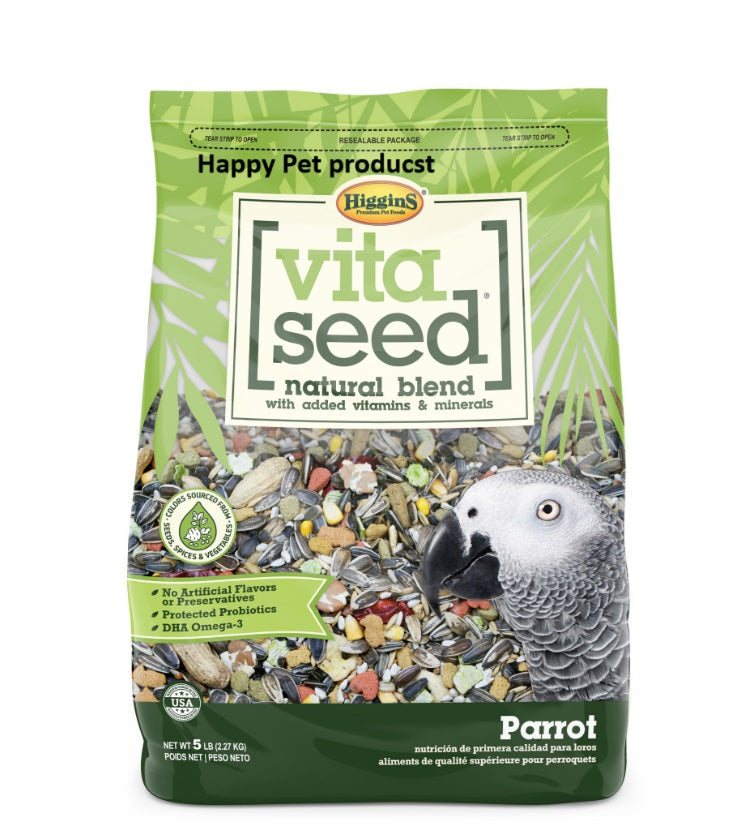 Higgins VITA SEED PARROT 25lb – Villages pet products