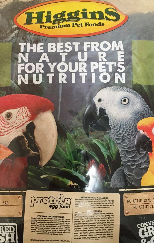Higgins Protein Egg Food Dietary Supplement for Birds Bulk – Villages ...